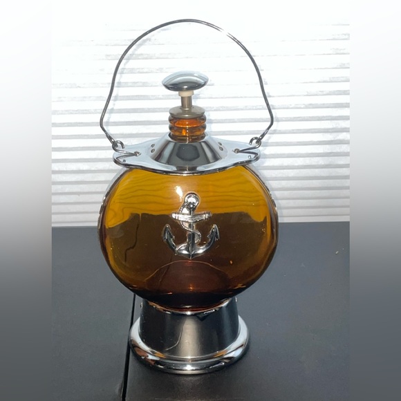 Dining | Vintage And Rare Nautical Amber Glass Musical Decanter Saints ...